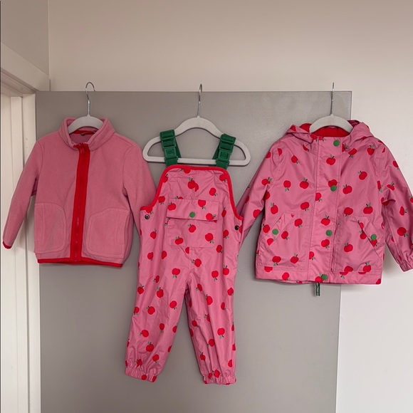 Mini Boden | Jackets & Coats | Mini Boden Apple Pink Rain Jacket And ...
